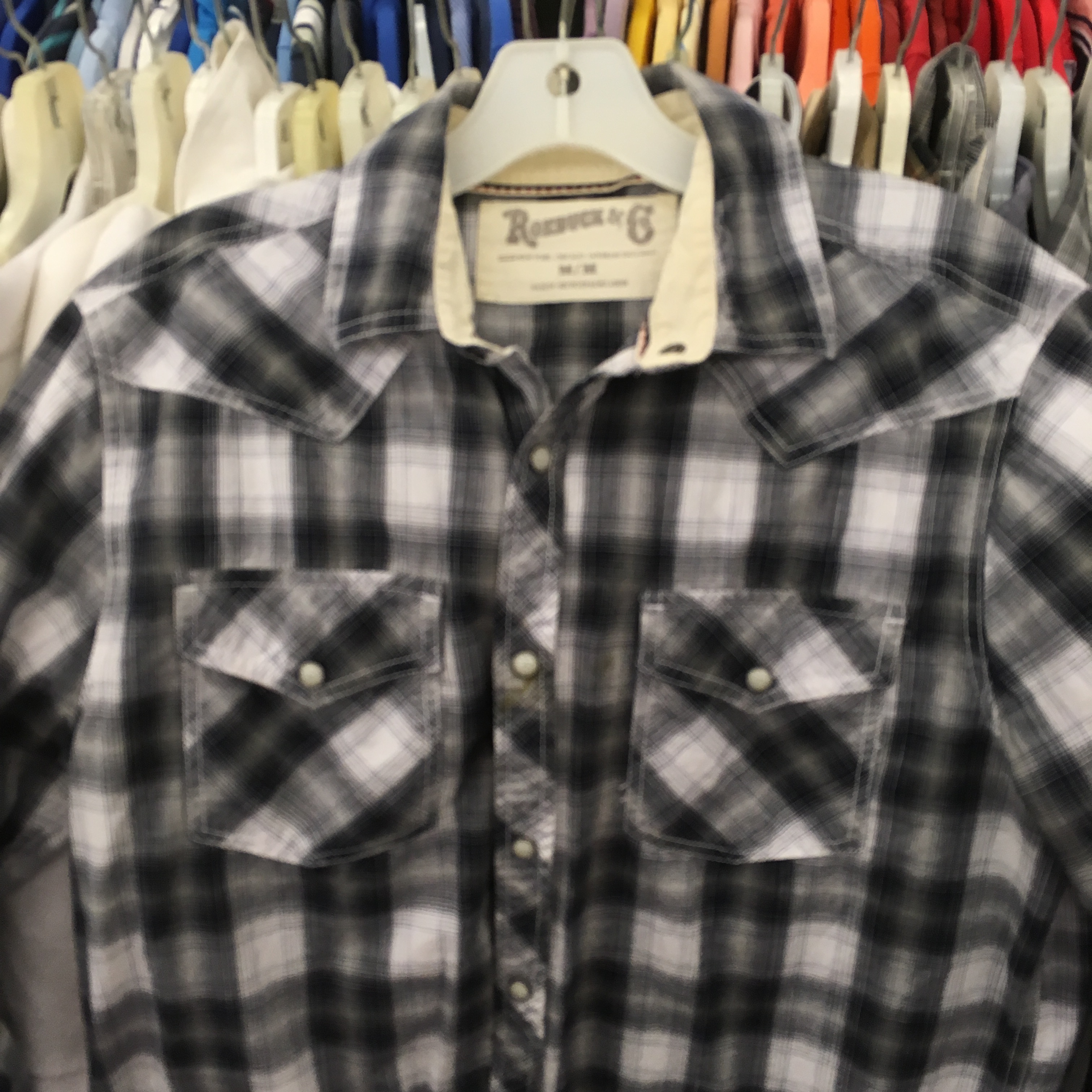 Roebuck & Co. western snap button shirt – Snap Button Shirt Guy